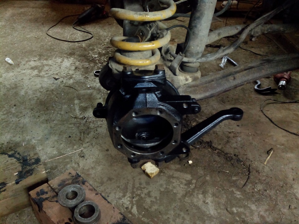 Передний мост. Сборка. Ч1. — Toyota Land Cruiser 80, 4,2 л, 1995 года ...