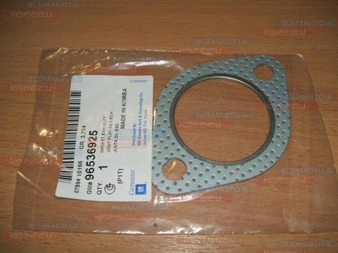 96536925 Прокладка глушителя заднего GM | Запчасти на DRIVE2