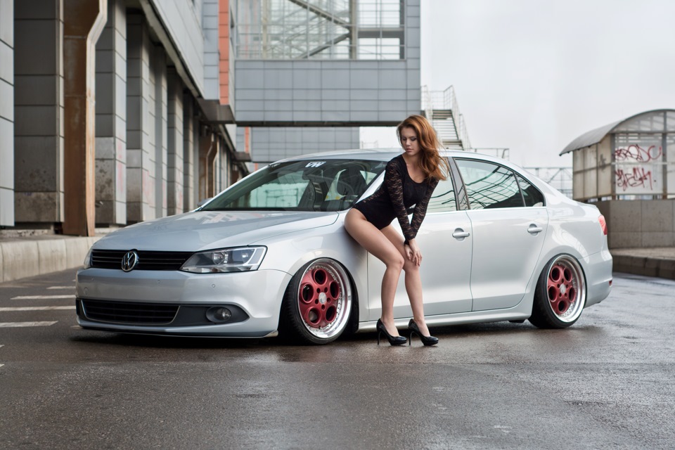 Volkswagen Jetta SilverFrost & Girls — «Фотосессии» на DRIVE2