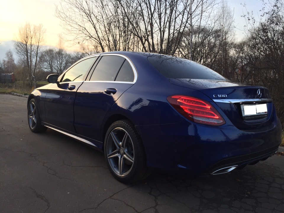 Тонировка + наномойка химией leraton — Mercedes-Benz C-Class (W205), 1,6 л, 2015 года | стайлинг ...
