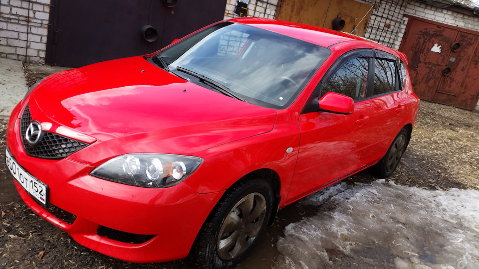 Мотор живее всех живых! Катаем 2500 об/мин / 90 км/ч / вечные 2500 т/км. — Mazda 3 (1G) BK, 2 л ...