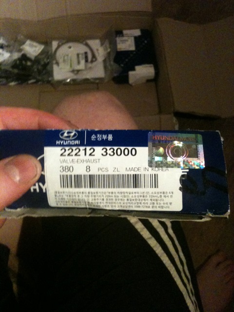 2221233000 Выпускной клапан двигателя KIA HYUNDAI | Запчасти на DRIVE2