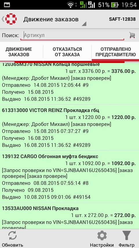 13533AU000 Прокладка NISSAN INFINITI | Запчасти на DRIVE2