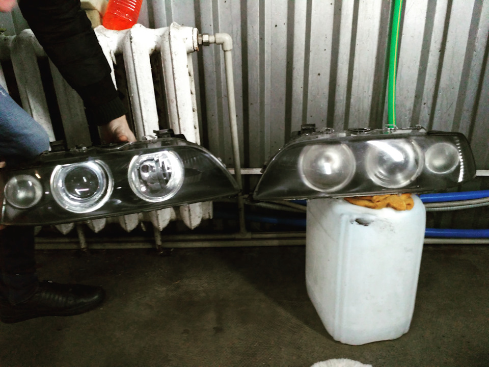 Первым делом фары 2 — BMW 5 series (E39), 4,4 л, 1996 года | стайлинг ...