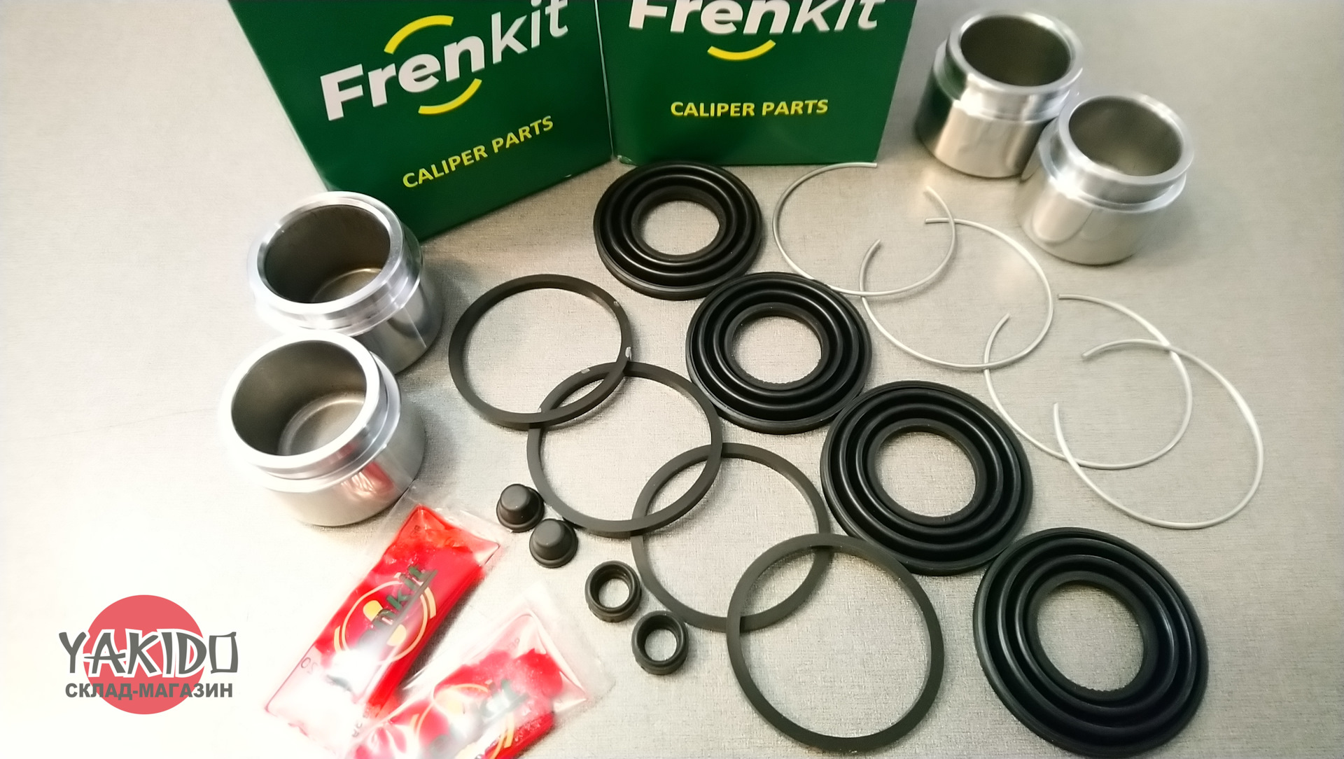 Ремкомплекты FRENKIT для моноблочных суппортов AKEBONO. — YAKIDO на DRIVE2