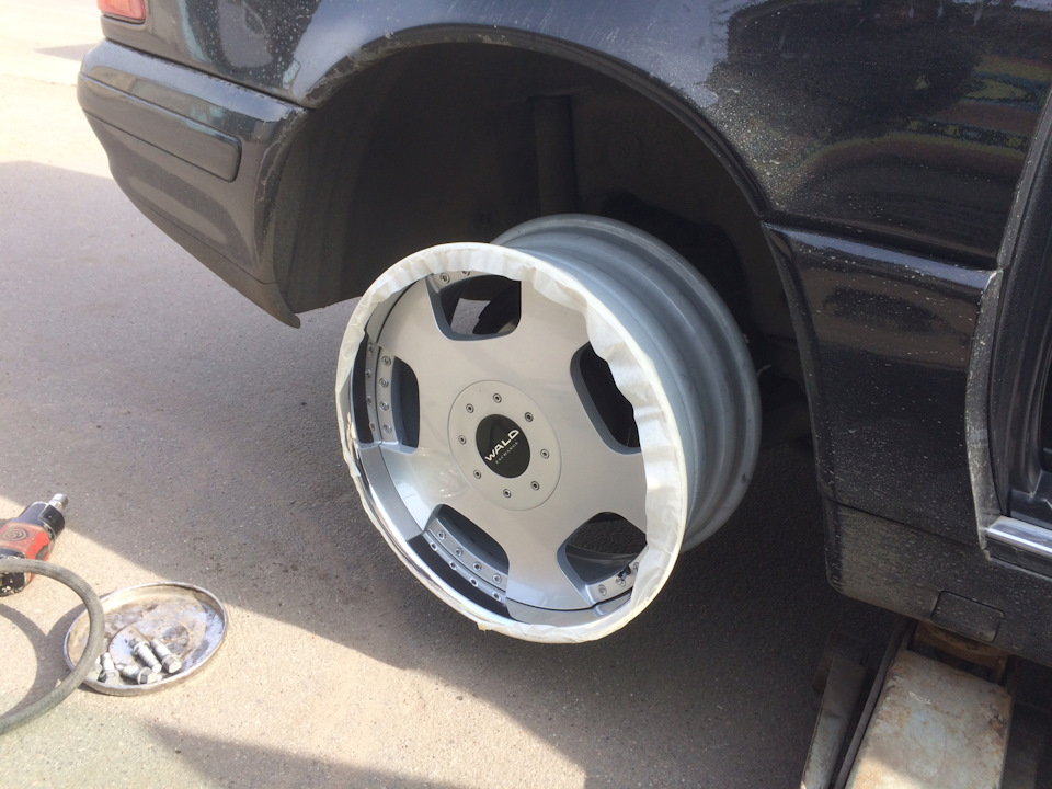 WALD duchatelet exchange 3pc 18" — Mercedes-Benz SL-Class (R129), 3,2 л ...