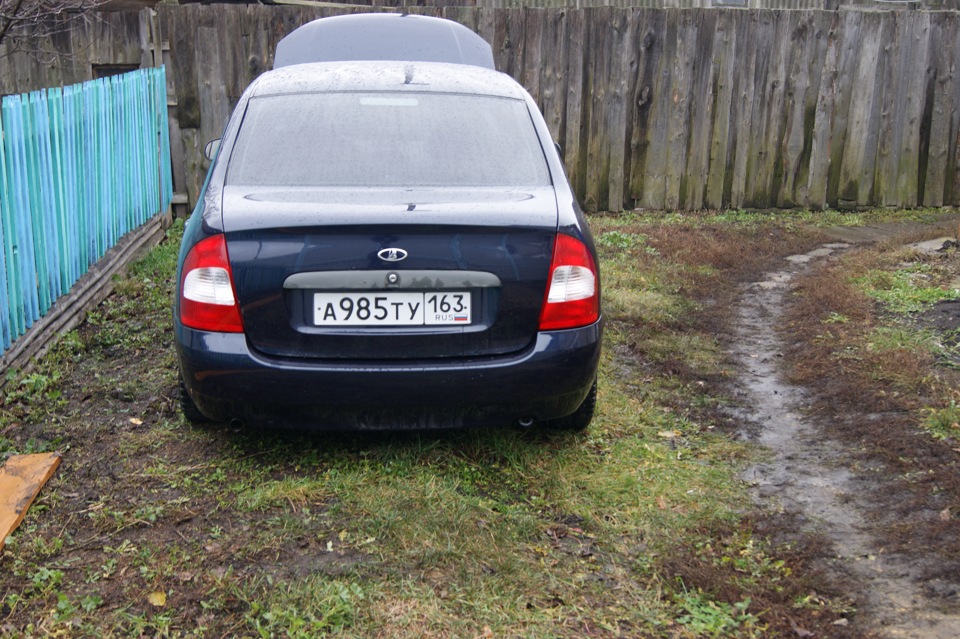 Зима наступает — Lada Калина седан, 1,6 л, 2009 года | колёсные диски ...