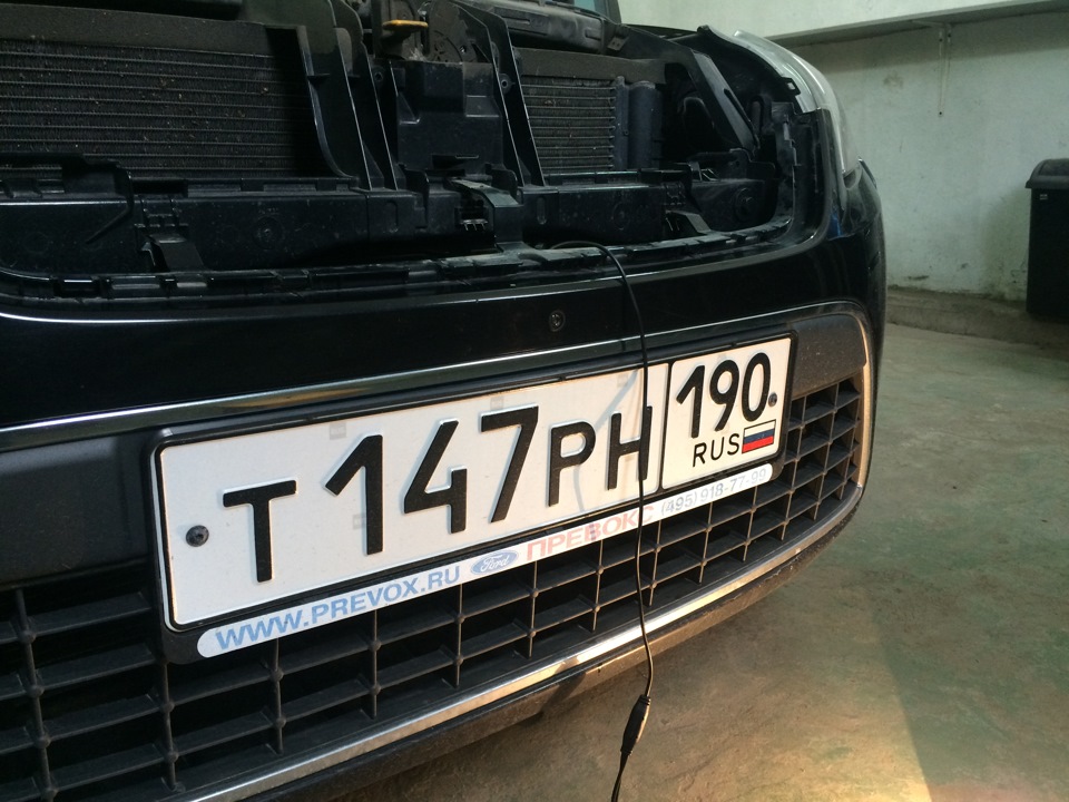 Установили камеру переднего вида на Ford Mondeo 2008 г.в. — DRIVE2