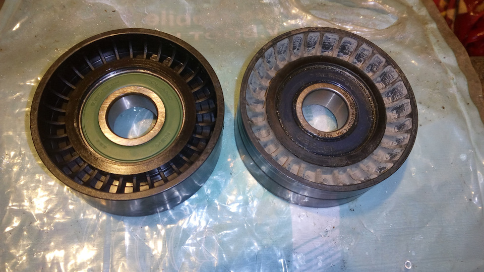 Натяжной ролик генератора Daewoo Gentra — Daewoo Gentra, 1,5 л, 2014 ...