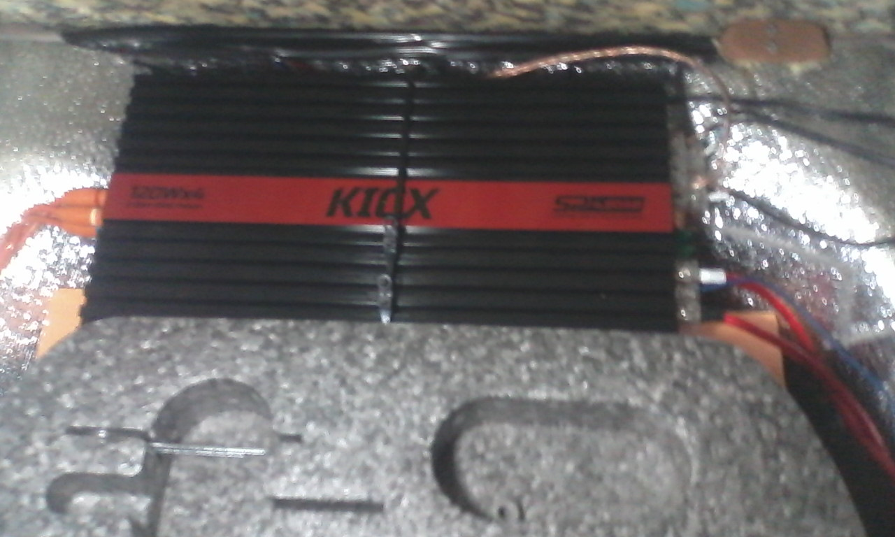 Усилитель Kicx SP 4.80AB — Chevrolet Rezzo, 1,6 л, 2007 года | автозвук | DRIVE2