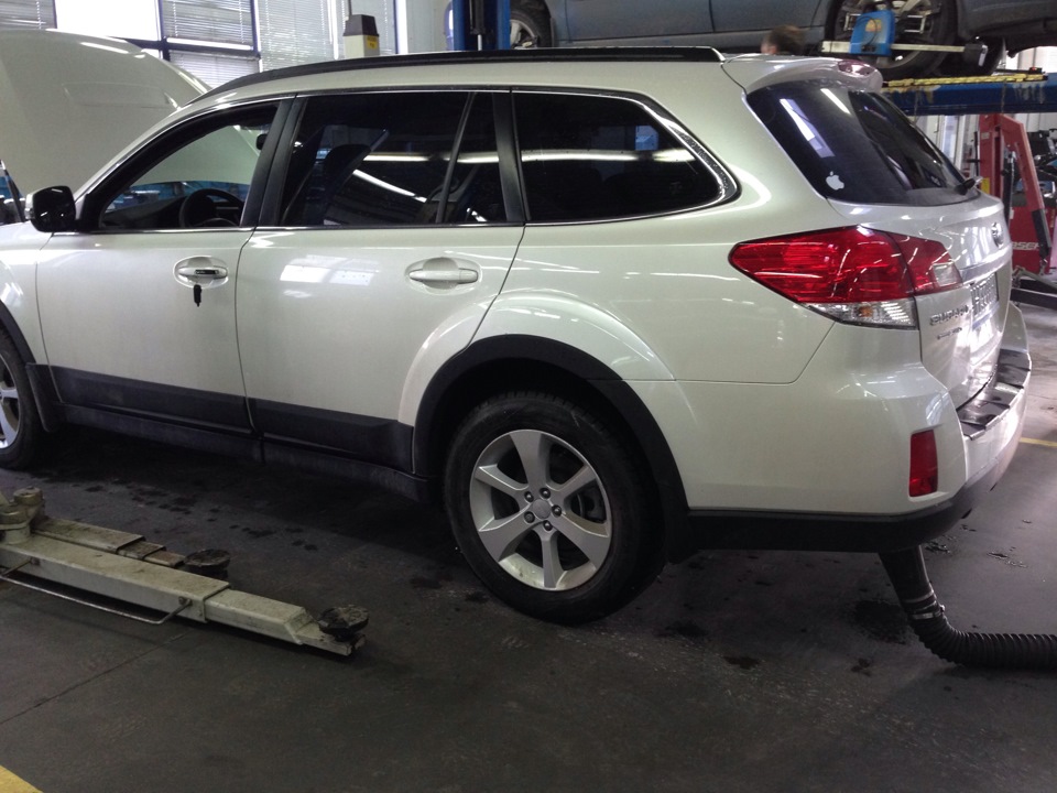 ТО "0". — Subaru Outback (BR), 2 л, 2013 года | плановое ТО | DRIVE2