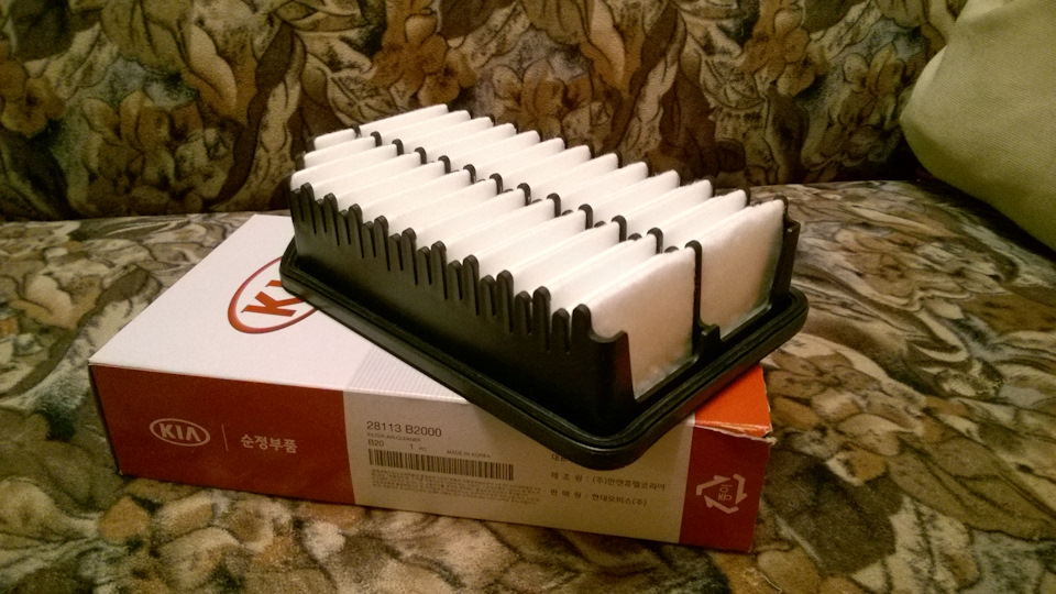 28113B2000 Фильтр воздушный двигателя KIA HYUNDAI | Запчасти на DRIVE2