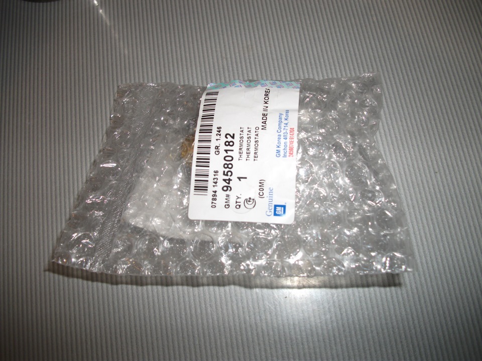 94580182 Термостат (82*C) / Daewoo Matiz, Chevrolet Spark 0.8/1.0 98 ...