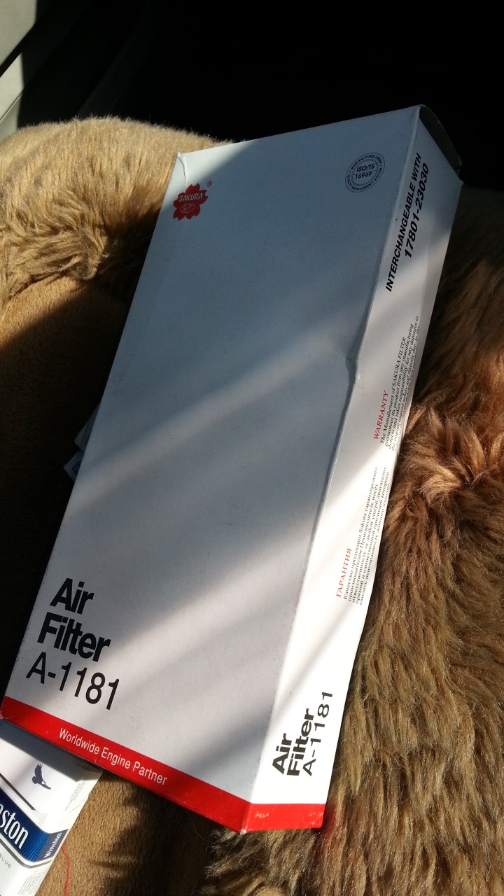 1780123030 Фильтр воздушный TOYOTA LEXUS | Запчасти на DRIVE2