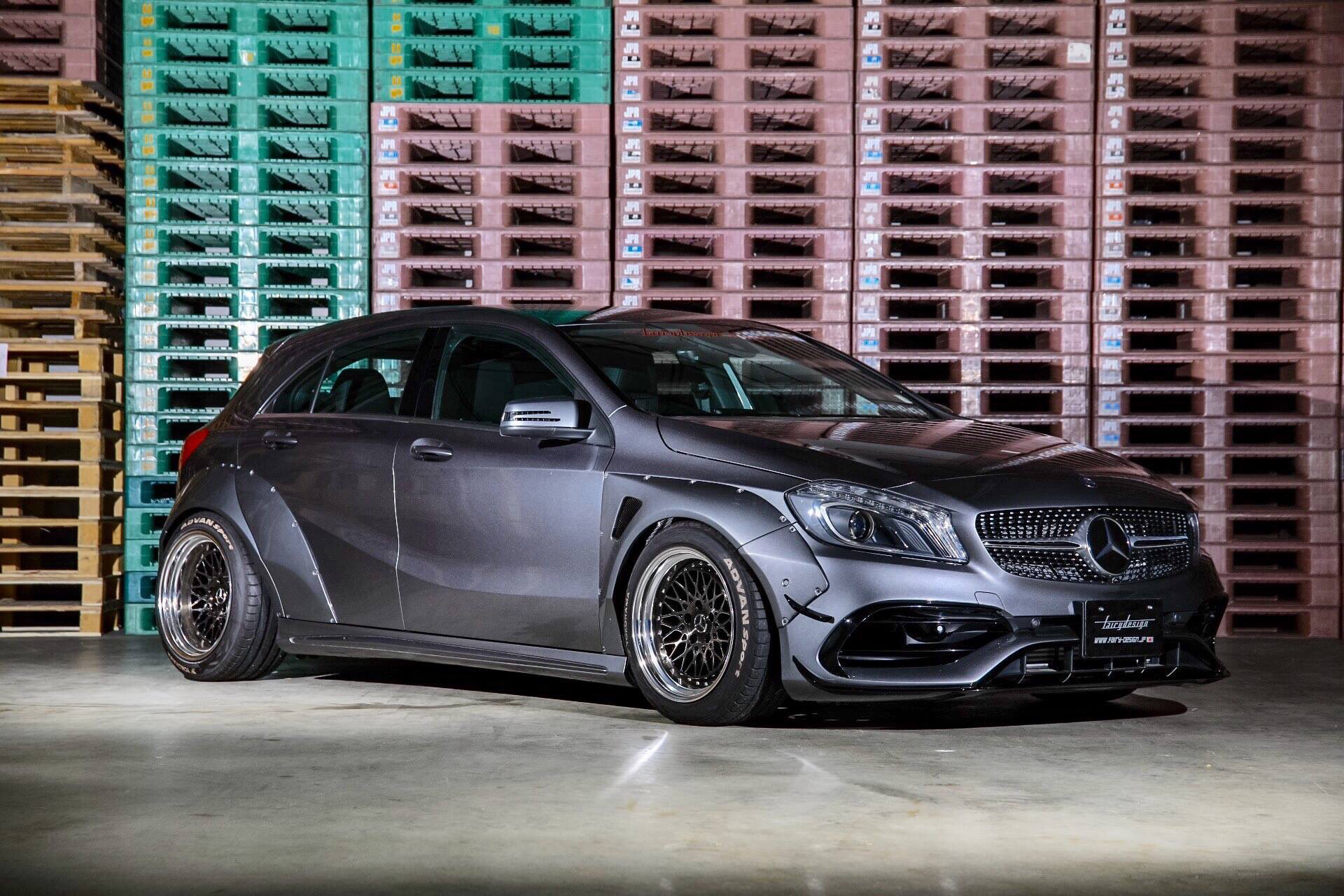 Вот так Мерседес w176 видят для себя японцы — Mercedes-Benz A-Class (W176), 1,6 л, 2014 года ...