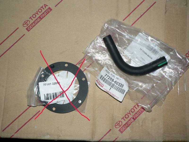 Дополнительный бак.Список всего необходимого с номерами. — Toyota Land ...