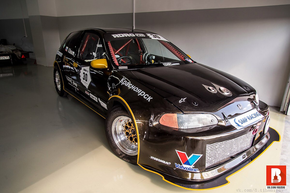 Победа в 3-м этапе Чемпионата России — Honda Civic Hatchback (5G), 2,2 л, 2016 года ...