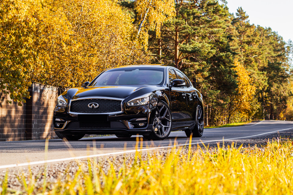 Осенний фотосет 2021 — Infiniti Q70, 3,7 л, 2016 года | фотография | DRIVE2