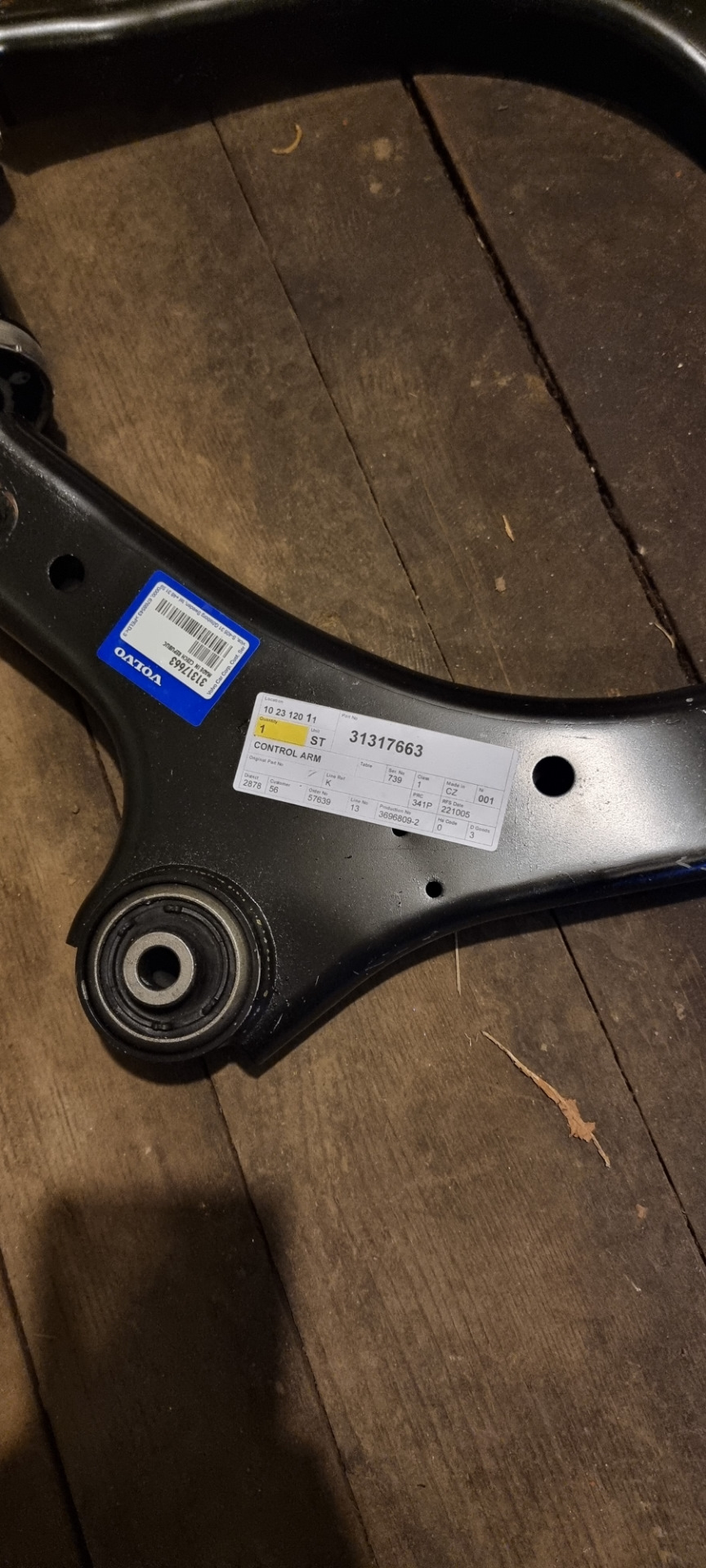 31317663 Рычаг подвески Volvo | Запчасти на DRIVE2