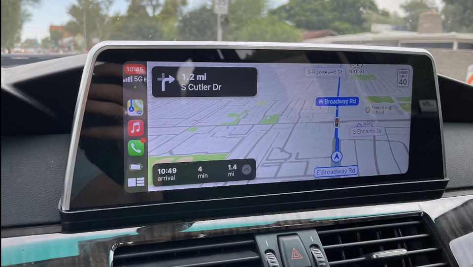 Carplay и Android — BMW 5 series (E60), 2,5 л, 2006 года | аксессуары ...