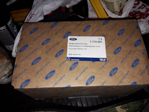 1775091 Колодки тормозные дисковые передние / Focus-III 2,0 EcoBoost ...