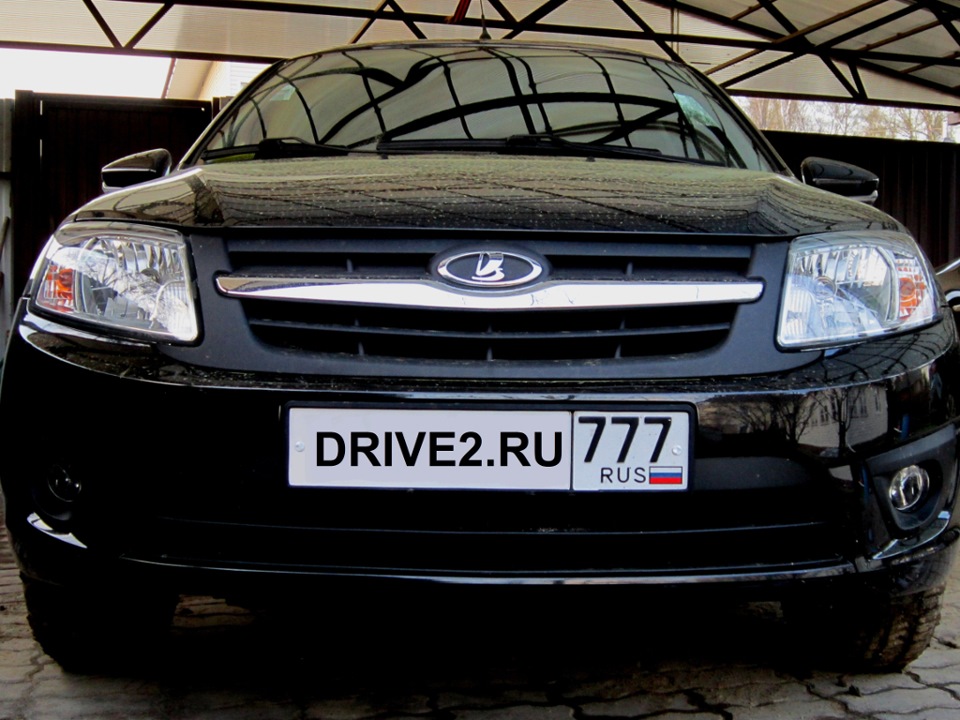 Номерные рамки RCS — Lada Гранта Лифтбек (1G), 1,6 л, 2014 года ...