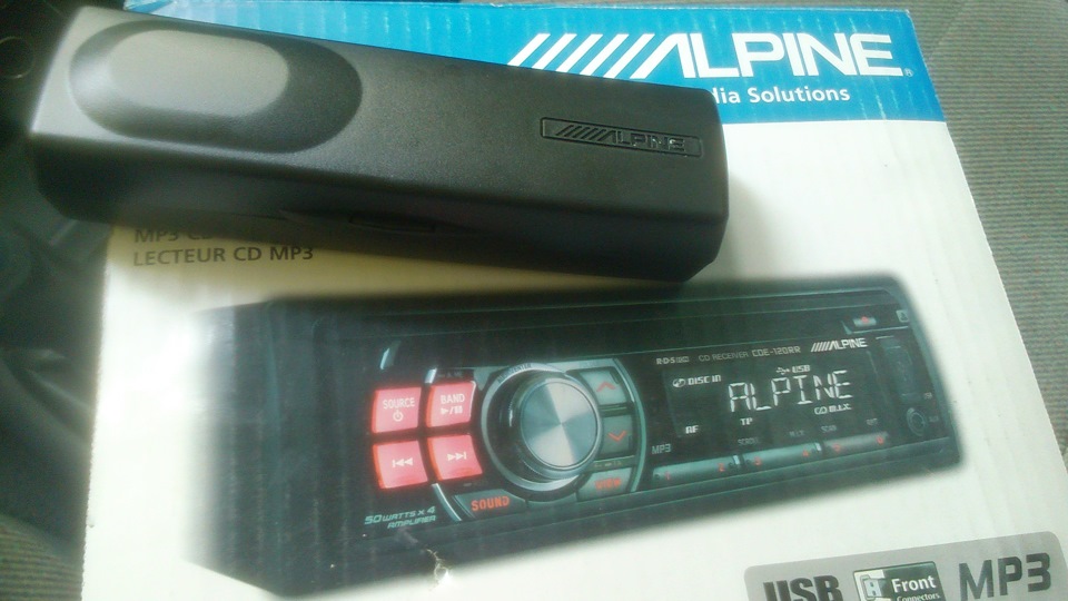 alpine cde-120rr — Mitsubishi Lancer V, 2 л, 1993 года | автозвук | DRIVE2