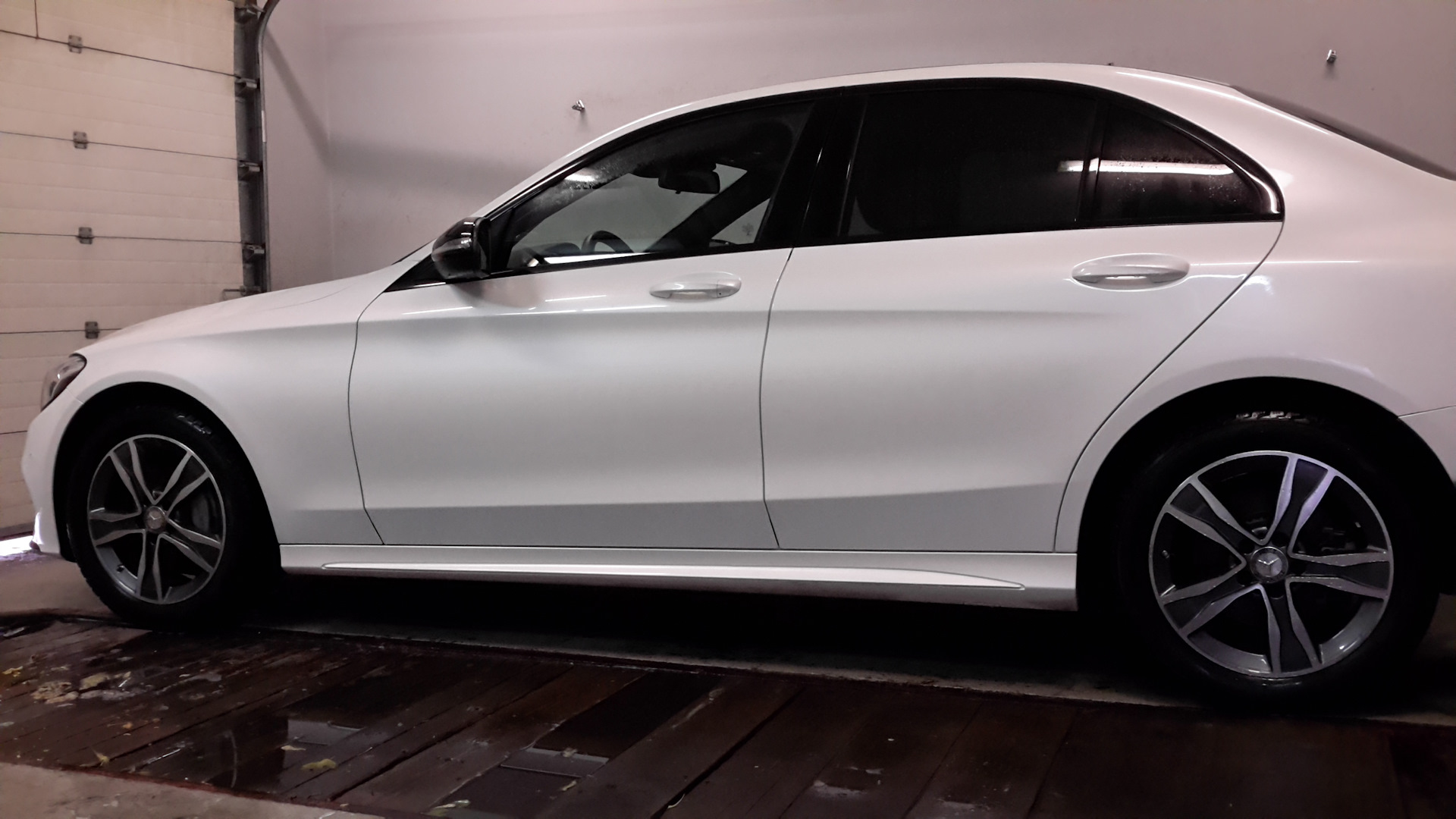 Купил комплект зимних колес в сборе. — Mercedes-Benz C-class (W205), 2 л, 2016 года | шины | DRIVE2