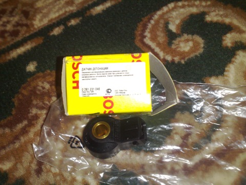 0261231046 Датчик детонации BOSCH | Запчасти на DRIVE2