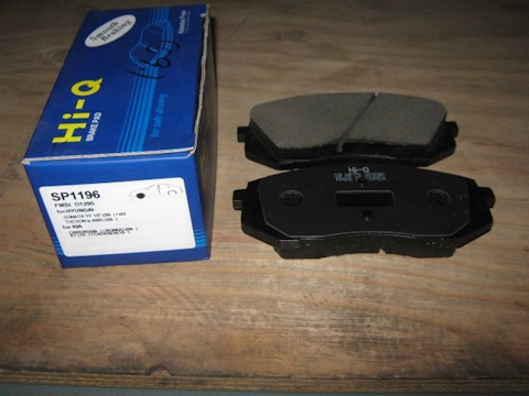 SP1196 Передняя тормозная колодка SANGSIN | Запчасти на DRIVE2
