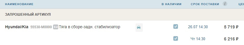 55530M0000 Стойка стабилизатора KIA HYUNDAI | Запчасти на DRIVE2