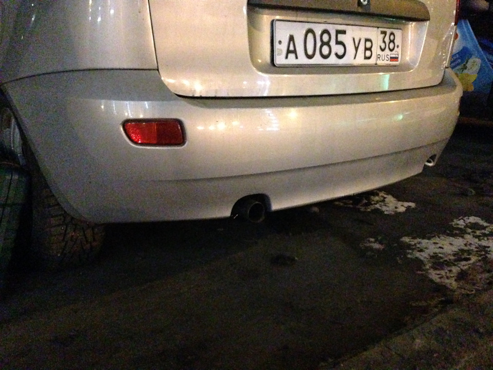 Насадка на глушитель — Lada Калина Хэтчбек (1G), 1,6 л, 2010 года ...