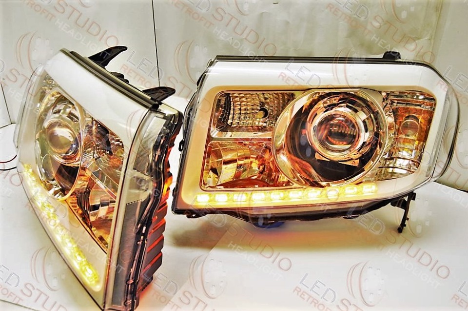 Светодиодные Bi Led фары Honda Pilot 08- — Ledstudio на DRIVE2
