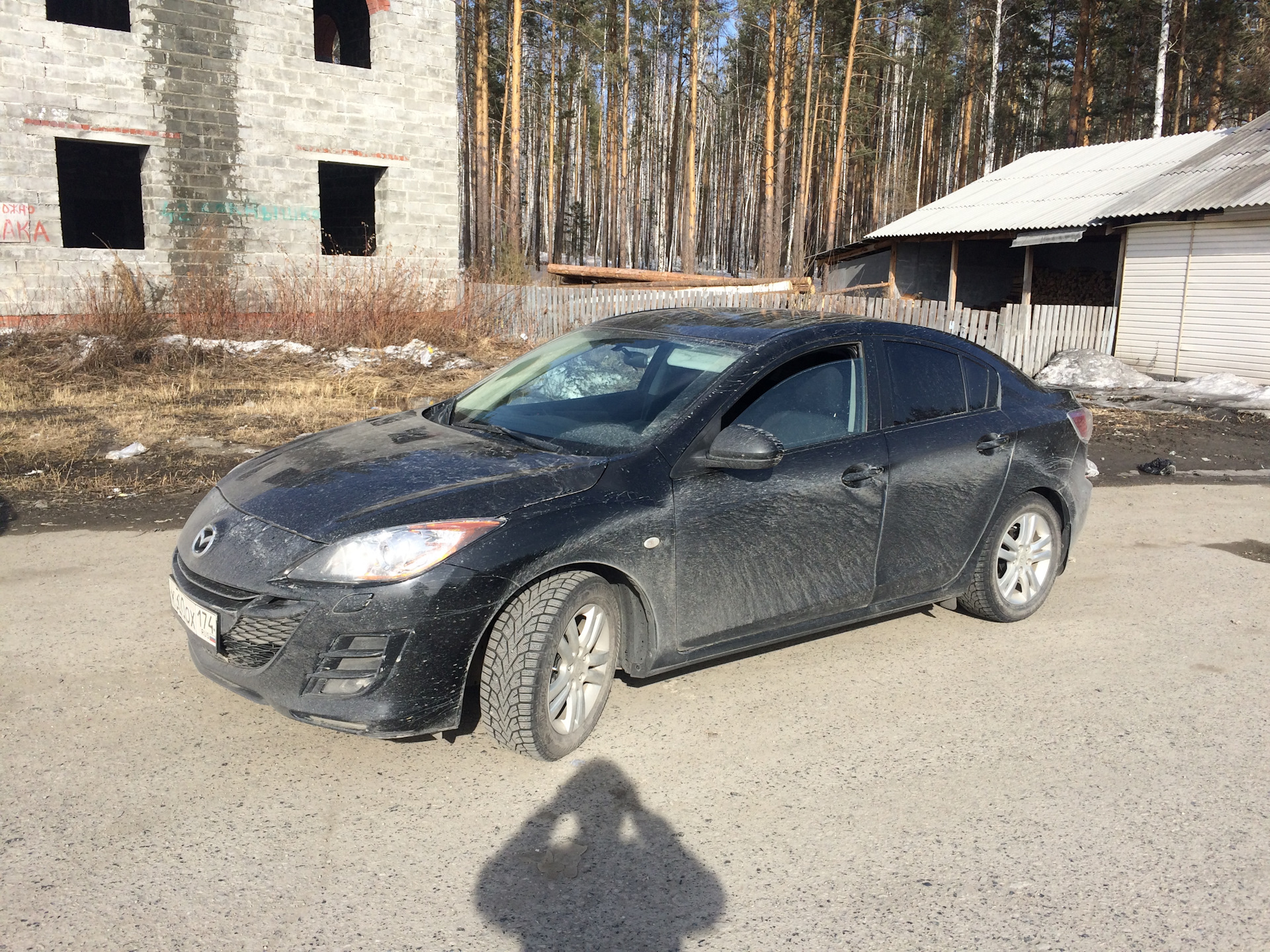 Первые фото в дороге! — Mazda 3 (2G) BL, 1,6 л, 2011 года | покупка машины | DRIVE2