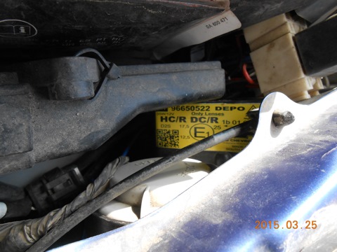 96650522 Фара правая / Chevrolet Aveo 06~ GM | Запчасти на DRIVE2