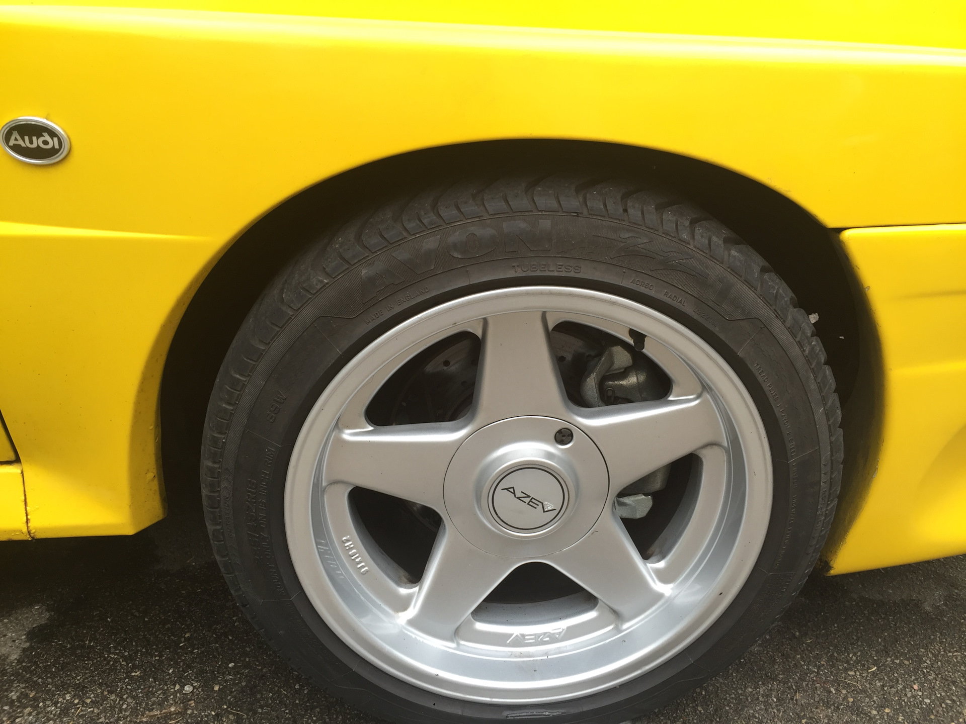 AZEV R16 и шины Toyo — Audi Quattro, 2,2 л, 1984 года | колёсные диски ...