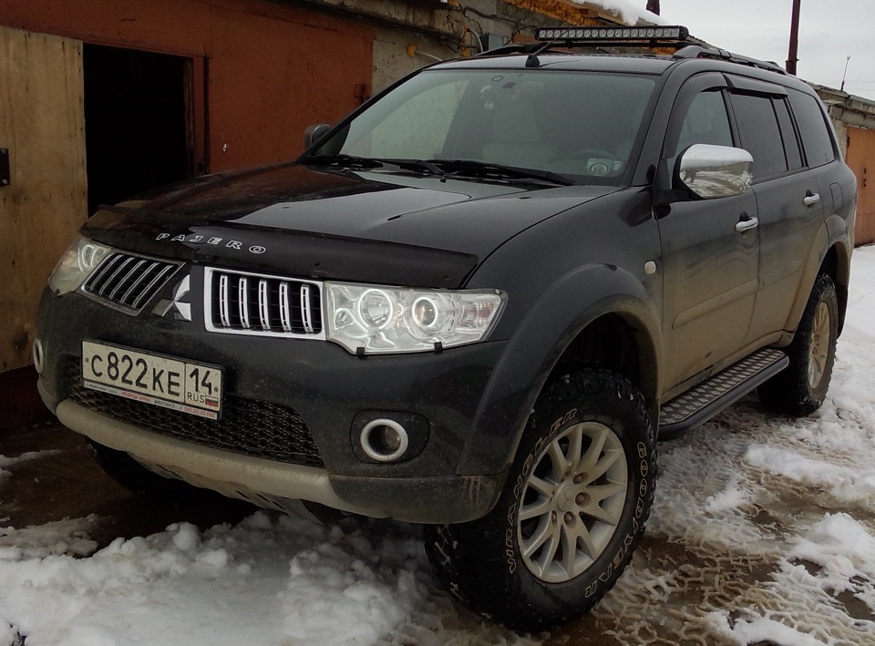 Силовые пороги. — Mitsubishi Pajero Sport (2G), 2,5 л, 2012 года ...