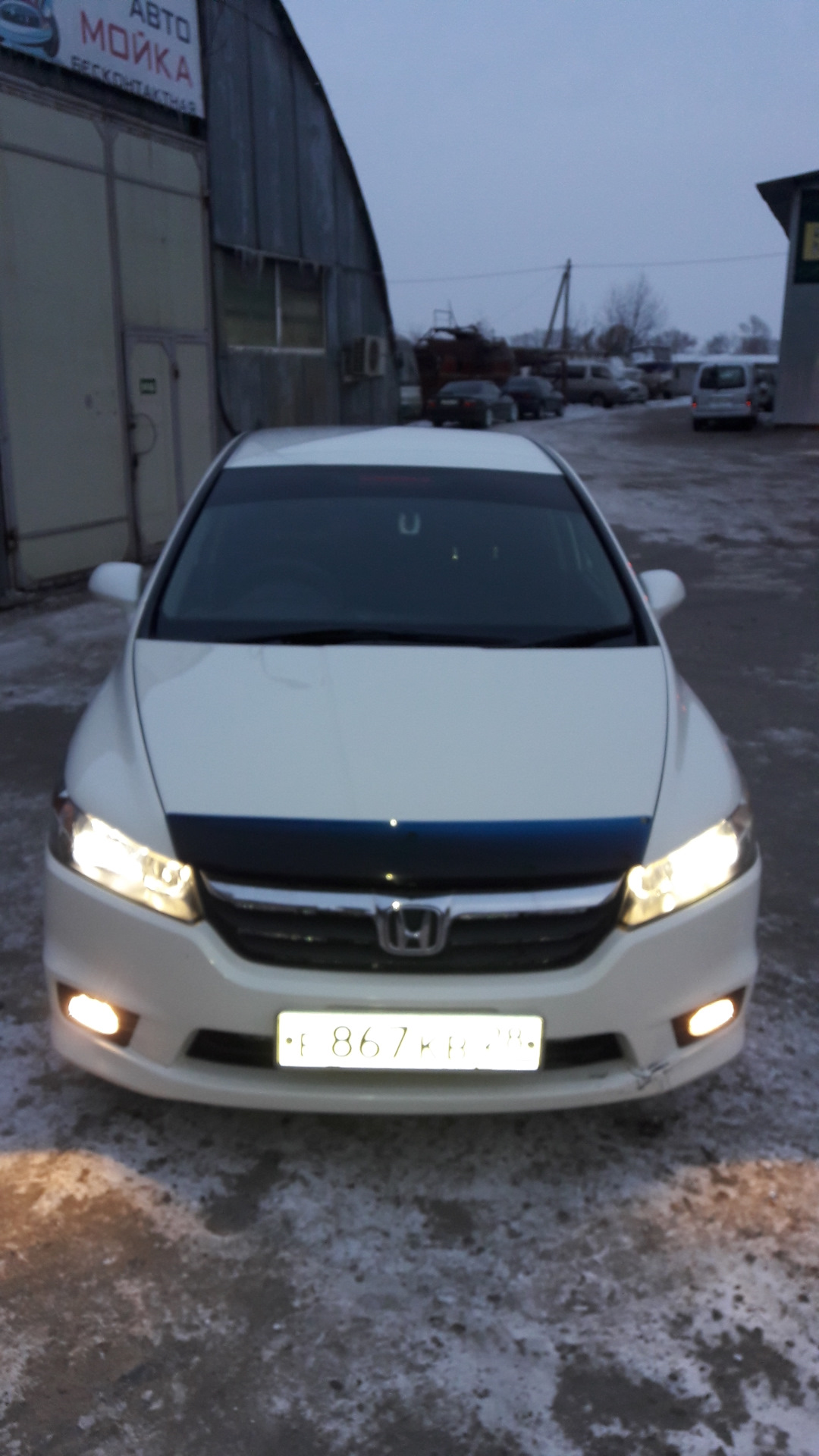 36☆ мороз -25° VS Honda Stream — Honda Stream (RN6-9), 1,8 л, 2007 года ...