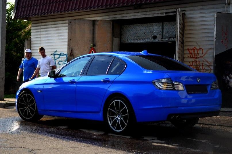 Bmw 528 F10 "blue style" — Da Vinil Studio на DRIVE2