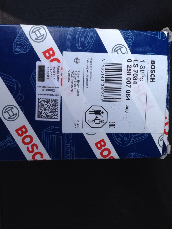 0258007084 ЛЯМБДА-ЗОНД BOSCH | Запчасти на DRIVE2