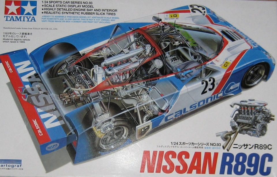Tamiya Nissan R89C Le Mans 1989 1:24 — DRIVE2