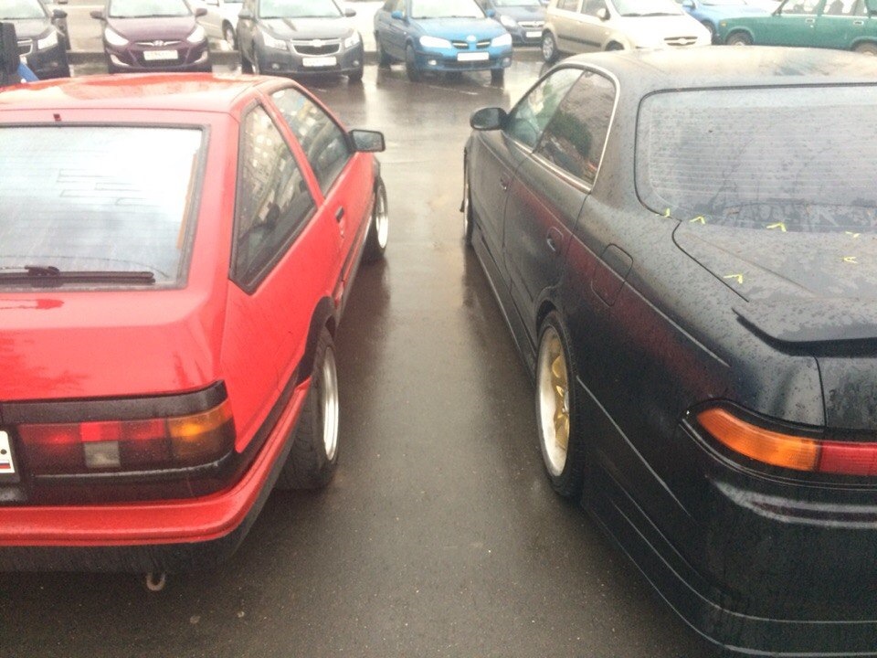 Пятница, 2 любимые души, просто так — Toyota Sprinter Trueno (85), 1,6 ...