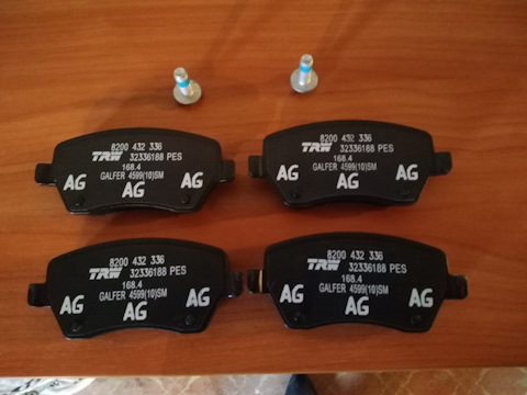 8200432336 Колодки тормозные RENAULT | Запчасти на DRIVE2