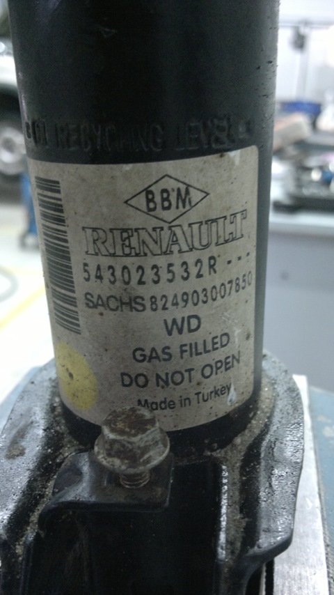 543023532R Амортизатор пер RENAULT | Запчасти на DRIVE2