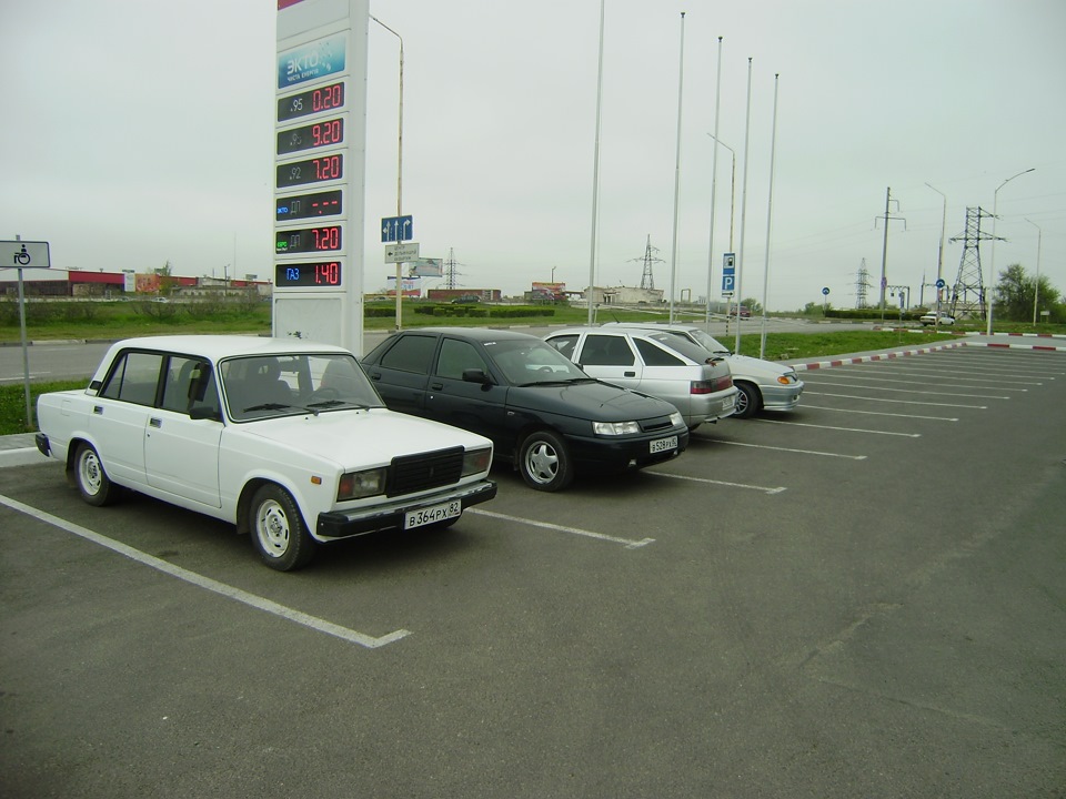Сказ о том как мы ездили в Евпаторию на Drag Racing — Lada 2107, 1,5 л ...
