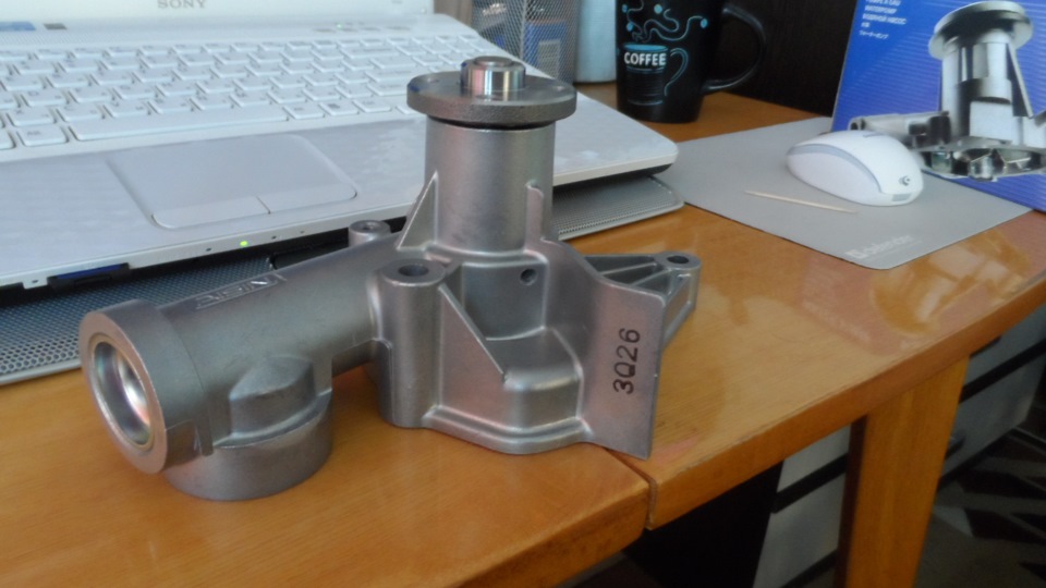 Замена помпы — Mitsubishi Lancer IV, 1,5 л, 1991 года | своими руками ...