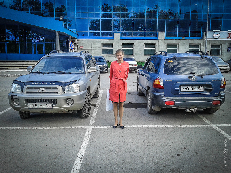 фото машины для фанатов Санта Фе Классик 2,4 или 2,7 — Hyundai Santa Fe ...