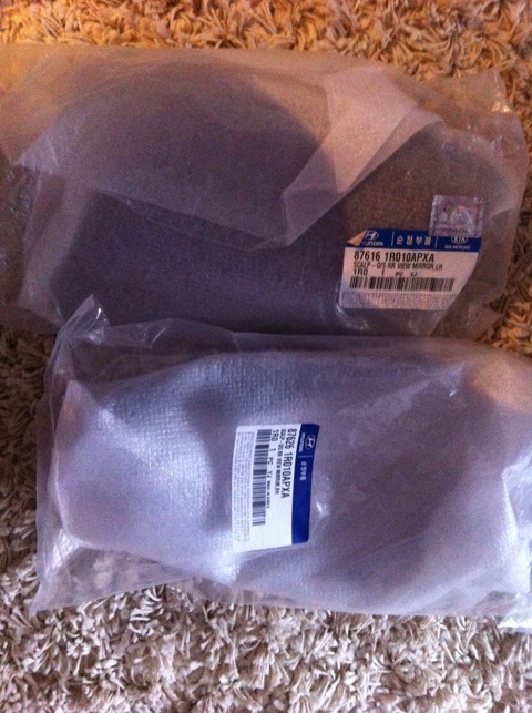 876161R010APXA Крышка зеркала Solaris 11- LH (без повтор. фиолетовая ...