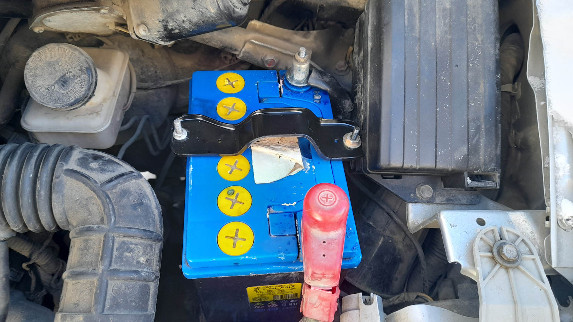 Кронштейн крепления аккумулятора — Daewoo Matiz (M100/M150), 0,8 л ...