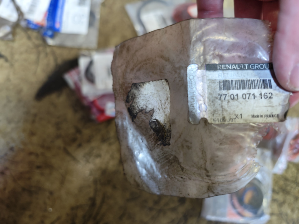 7701071162 Уплотнитель патрубка турбокомпресс (рез) RENAULT | Запчасти ...
